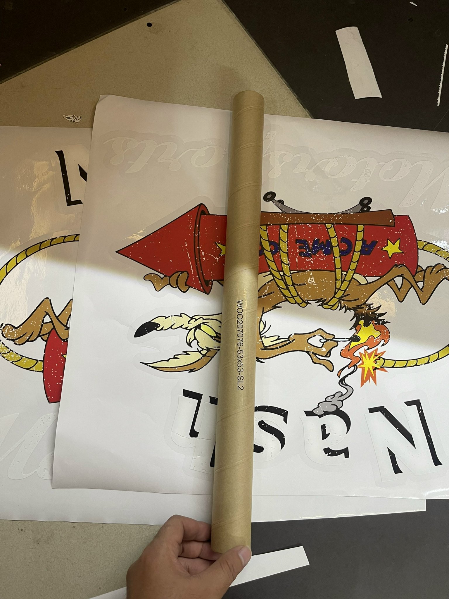 personalized acme express motorsport sticker 11029 - Rustypod Store