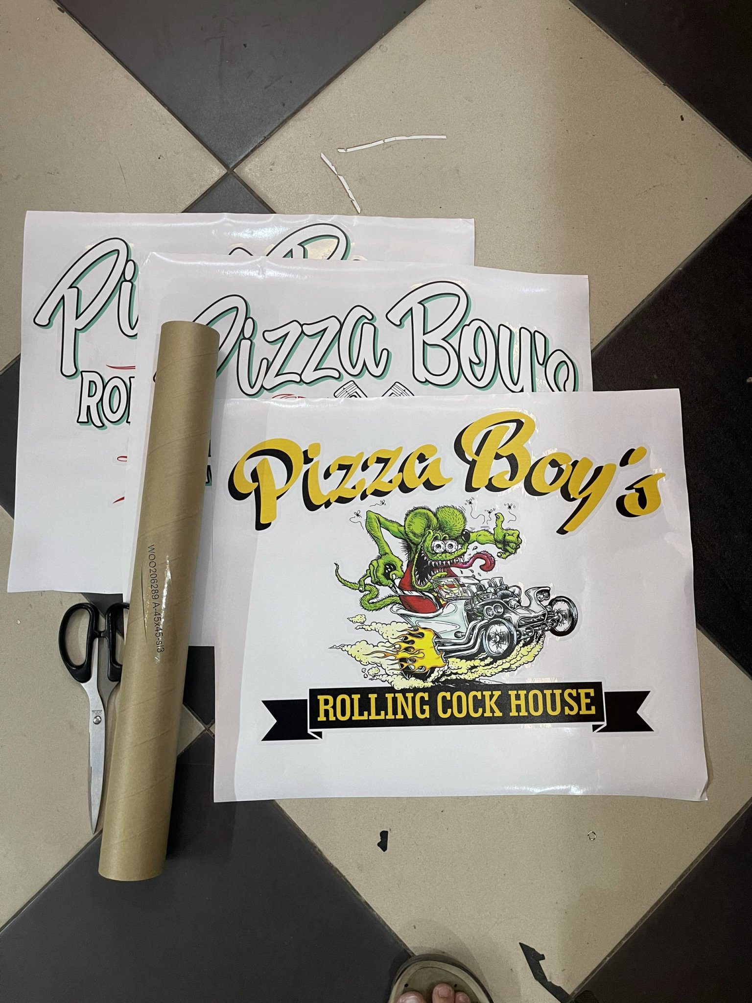 personalized Old School Rat fink rat rod sticker 11201 - Rustypod Store