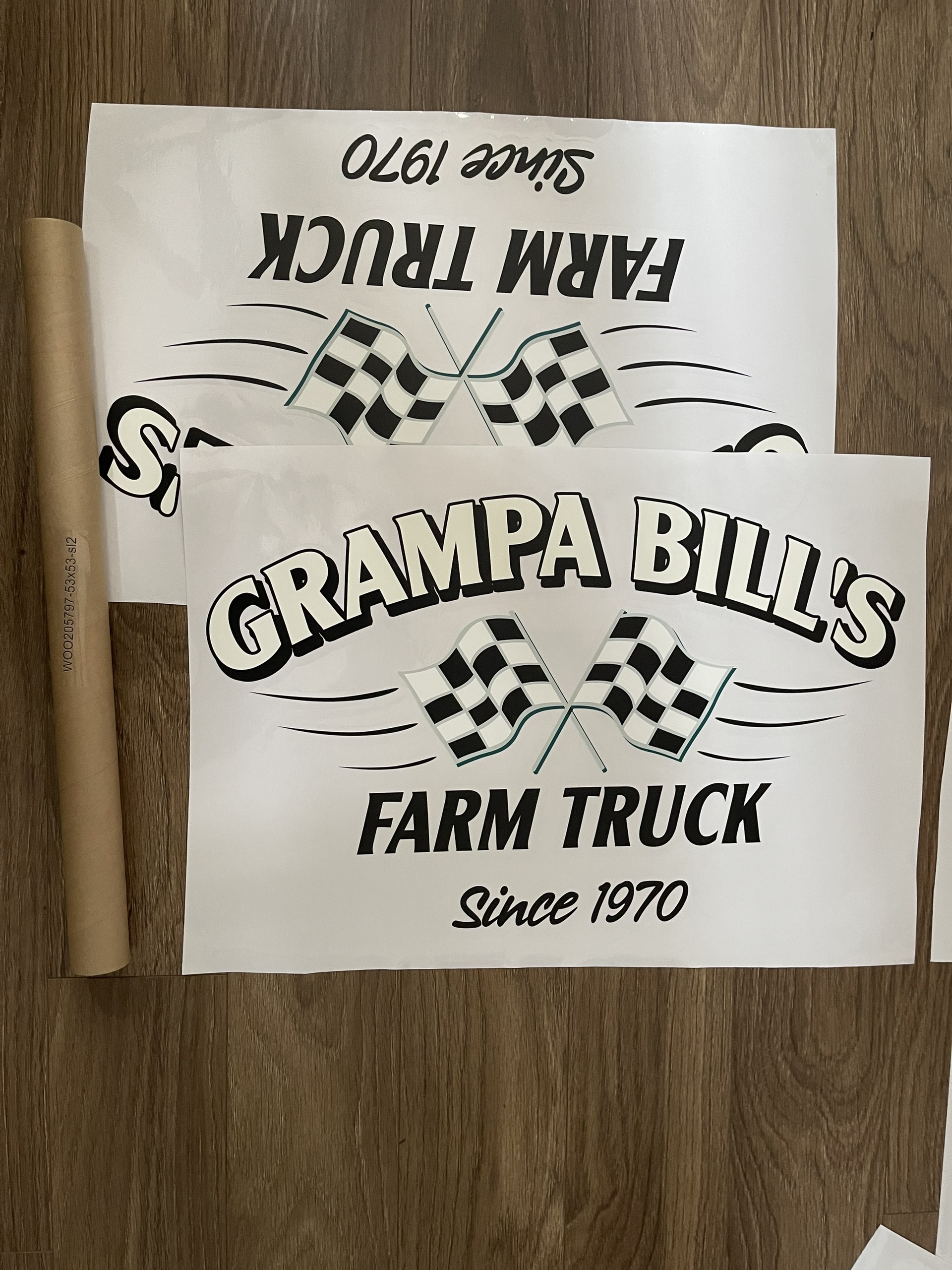 2 pcs personalized hot rod garage | speed shop | racing vinyl sticker ...