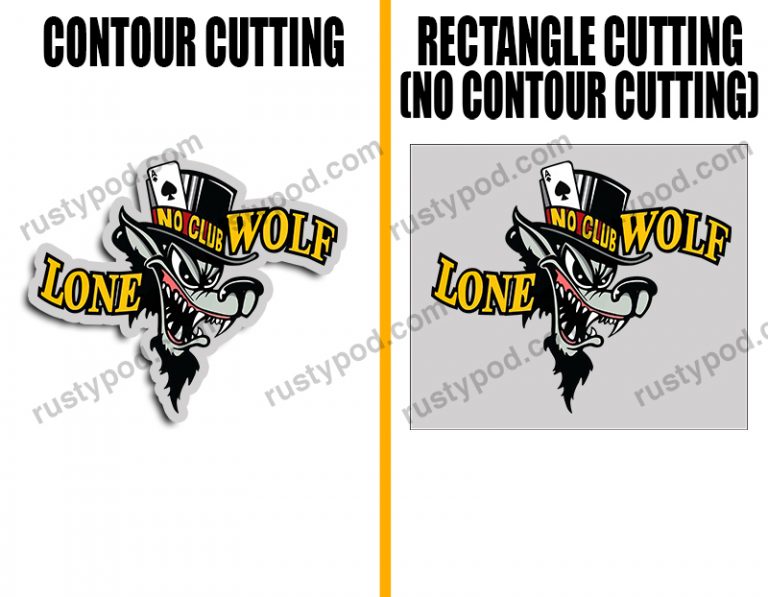 personalized lone wolf lettering vinyl sticker 10741 - Rustypod Store