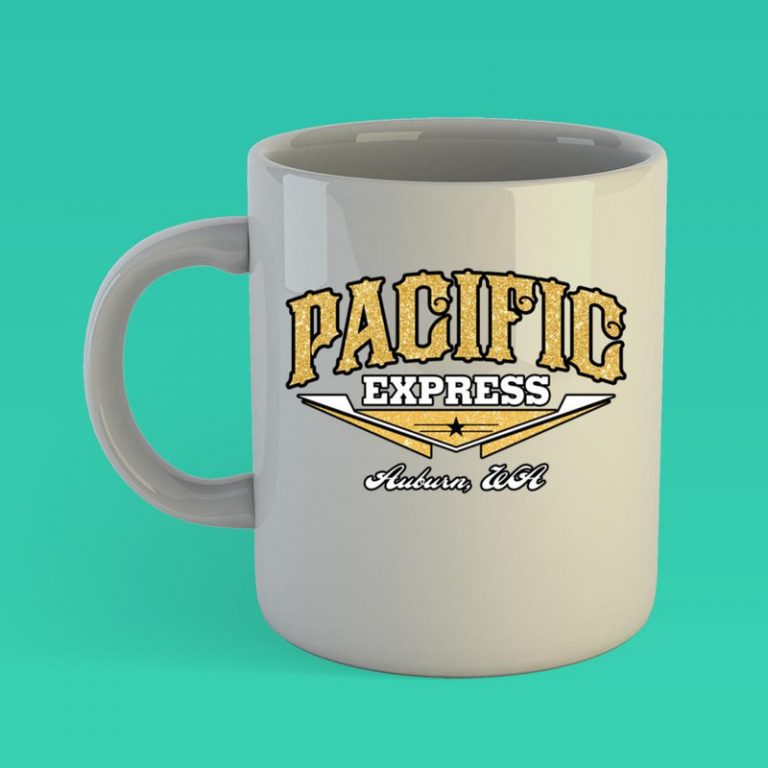 personalized express service lettering mug 10787 - Rustypod Store