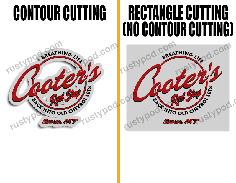 Personalized old school garage lettering vinyl sticker 10800 - Rustypod ...
