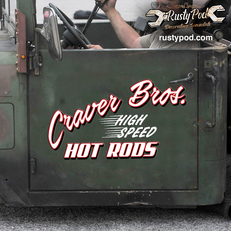 Personalized high speed | truck graphics vinyl sticker 10815 - Rustypod ...