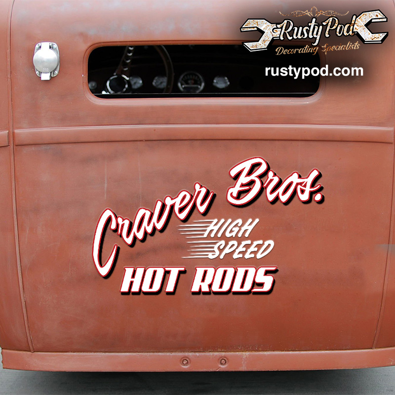 Personalized high speed | truck graphics vinyl sticker 10815 - Rustypod ...