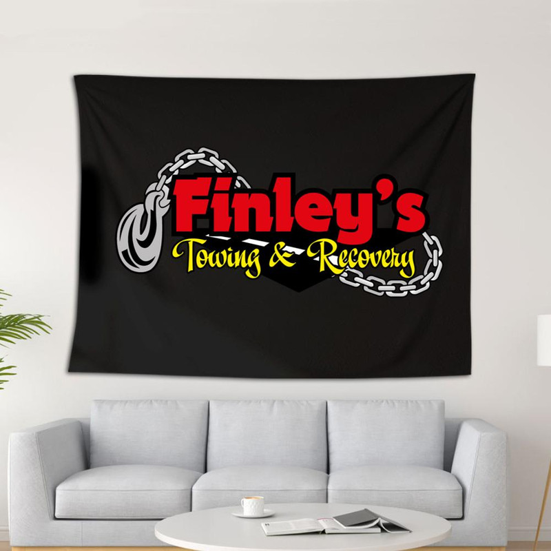 personalized towing and recovery lettering tapestry 10852 - Rustypod Store