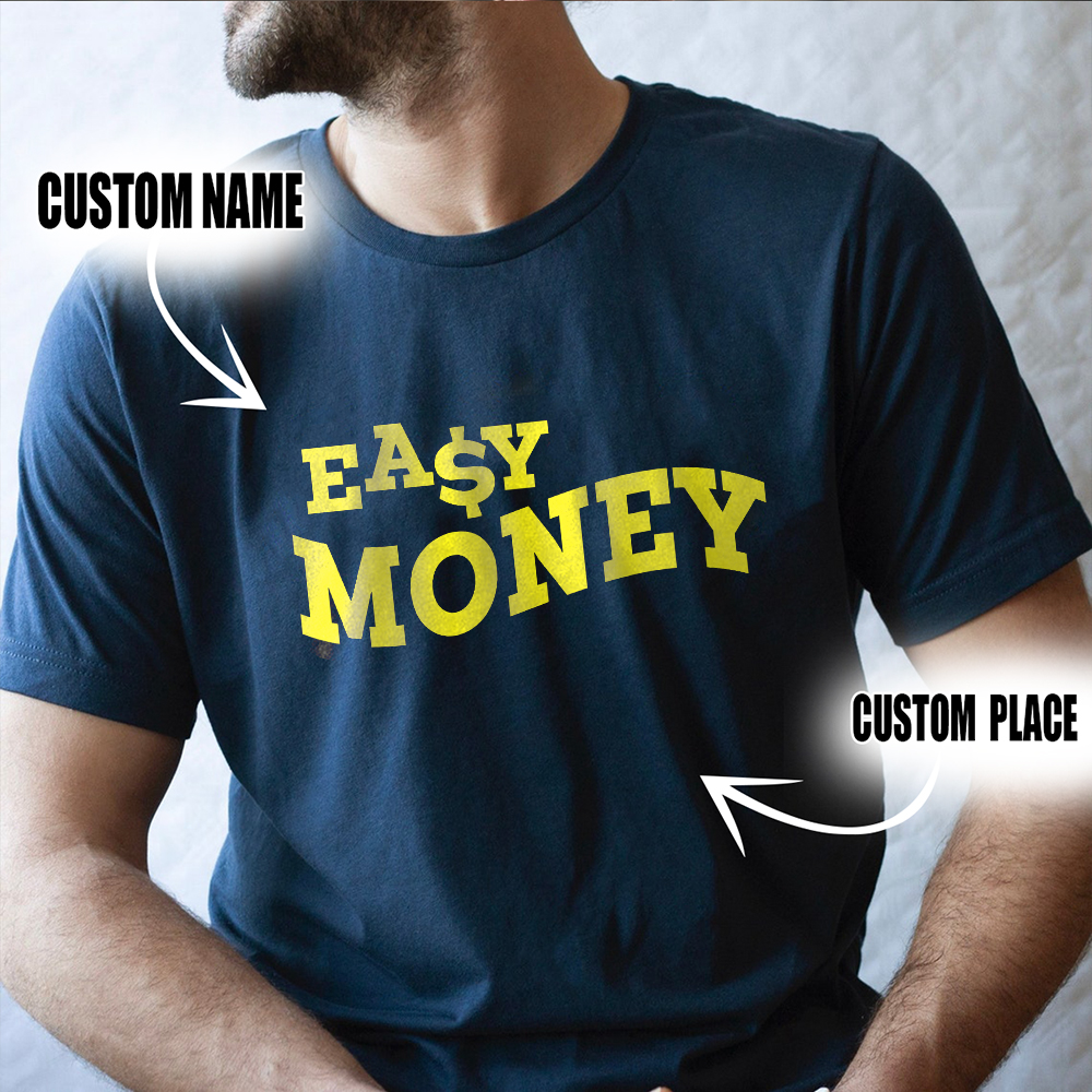 easy money lettering for antique car shirt 10636 - Rustypod Store