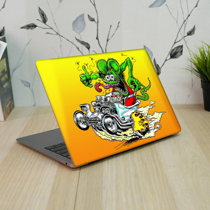 rat fink hot rod laptop skin 10880 - Rustypod Store