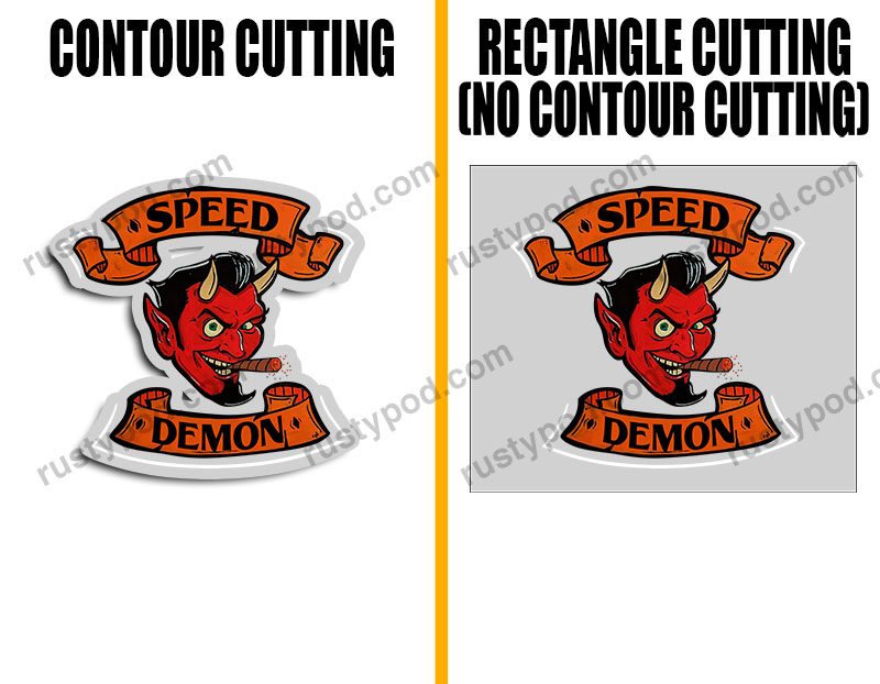 Personalized speed demon sticker 10914 - Rustypod Store