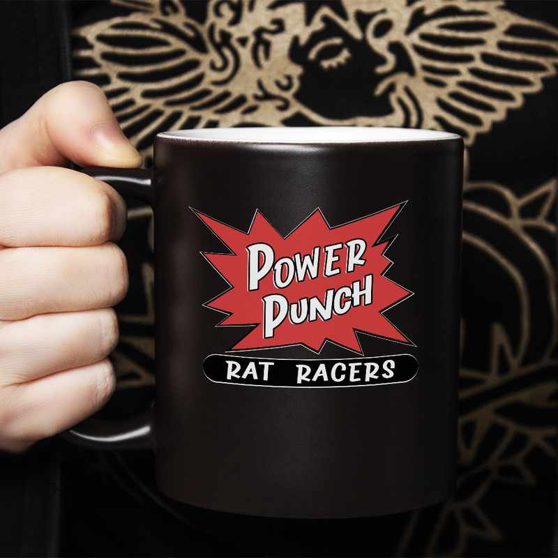 personalized power punch rat racers mug 10987 - Rustypod Store