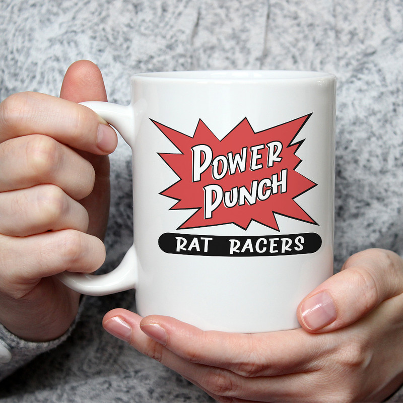 personalized power punch rat racers mug 10987 - Rustypod Store