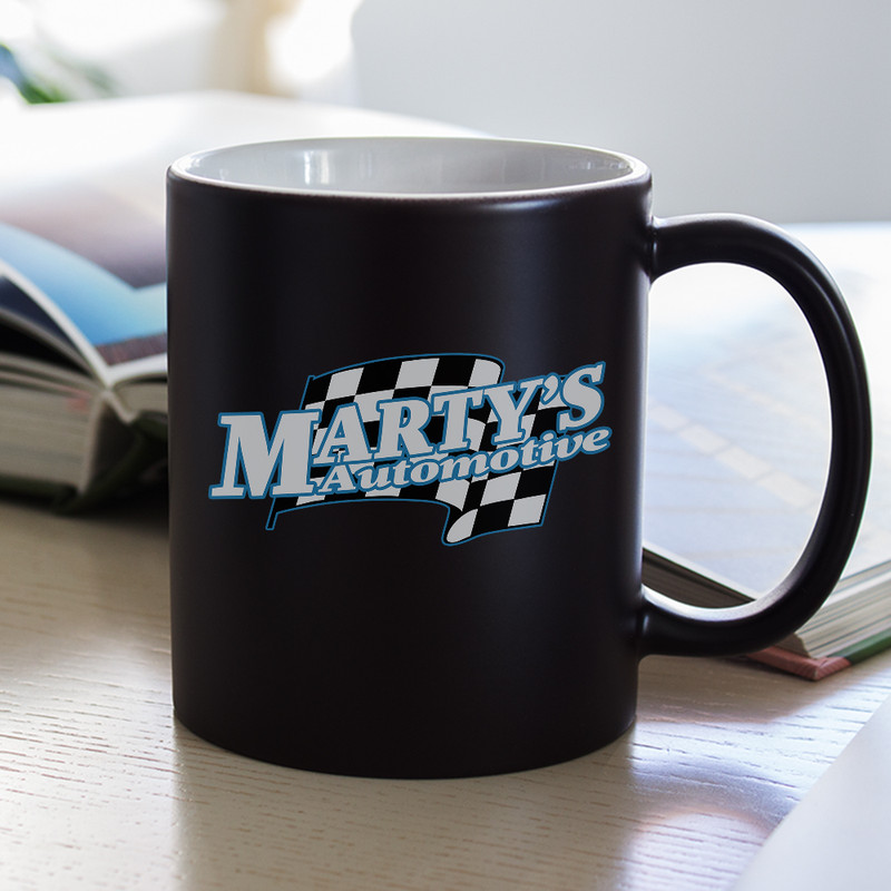 personalized checker flag automotive mug 10990 - Rustypod Store