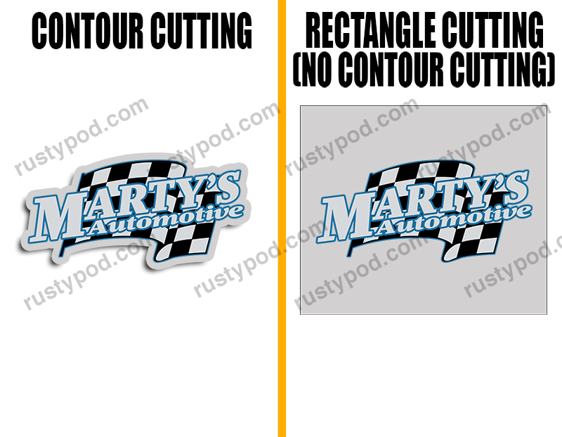 personalized checker flag automotive sticker 10990 - Rustypod Store