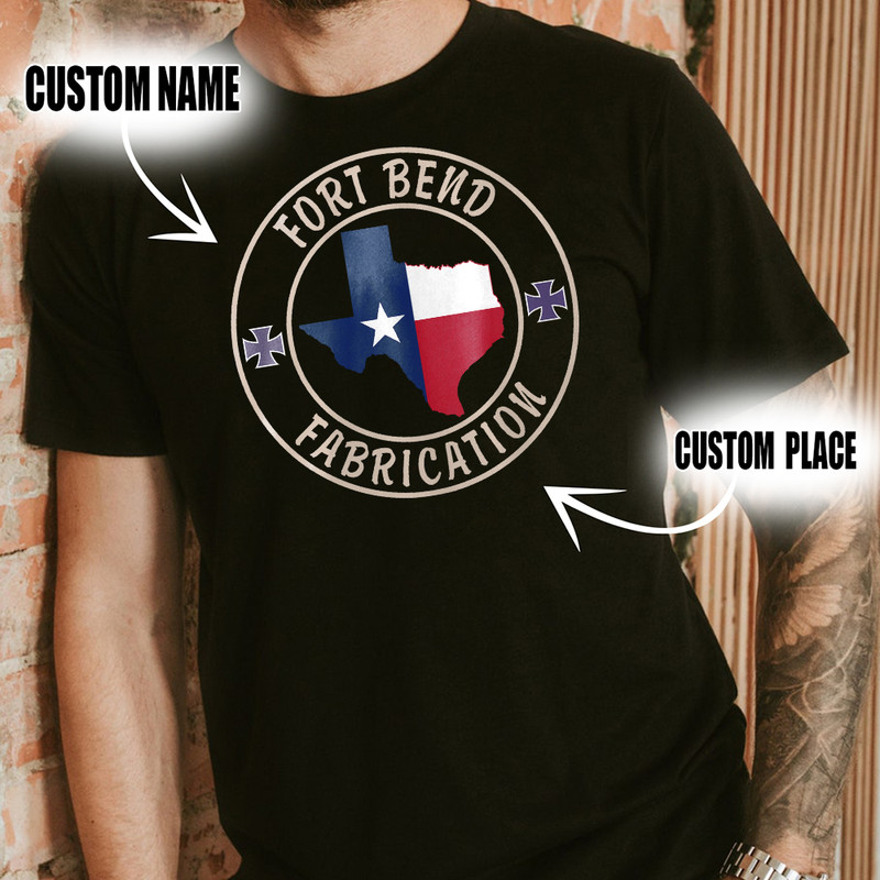 personalized texas iron cross garage shirt 10994 - Rustypod Store