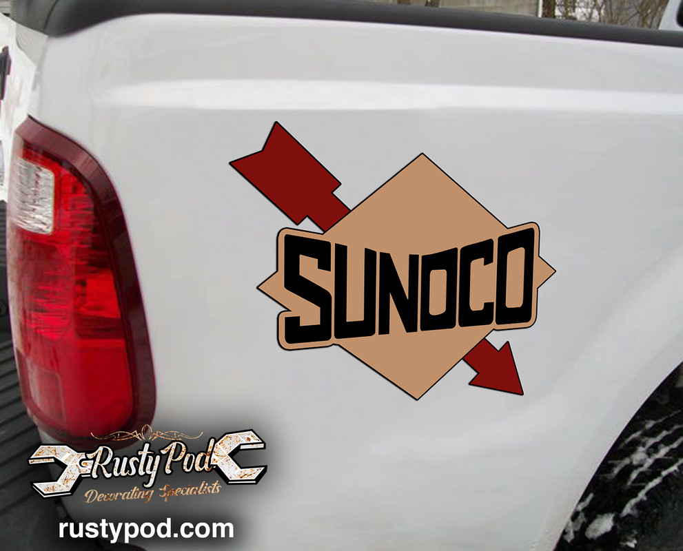 sunoco garage sticker 11034 - Rustypod Store