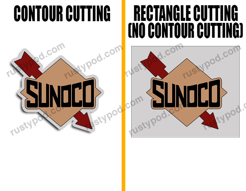 sunoco garage sticker 11034 - Rustypod Store