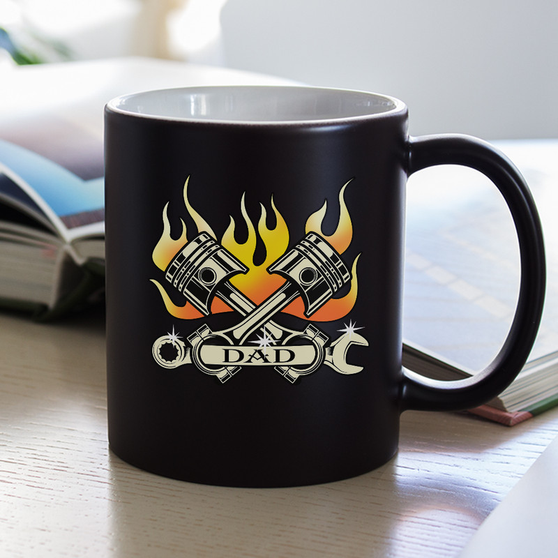 personalized crossing piston mug 11037 - Rustypod Store