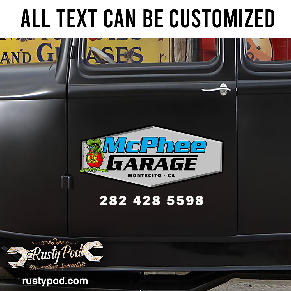 Vintage Garage sticker Archives - Rustypod Store