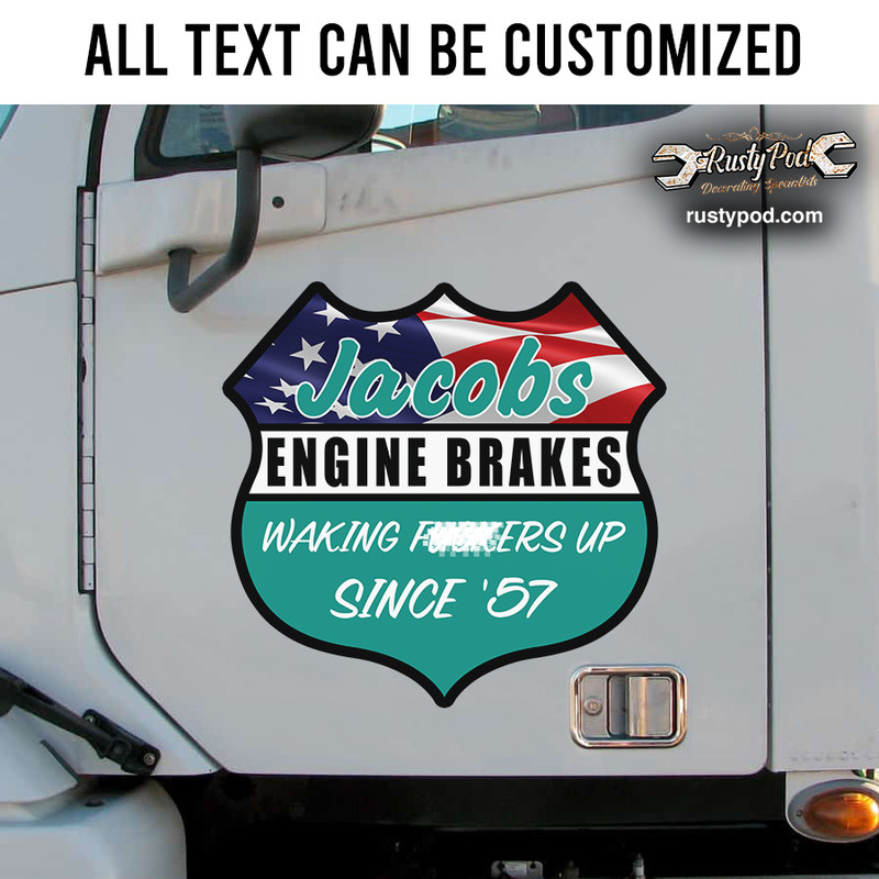 Jacobs Engine Brakes sticker 11285 - Rustypod Store