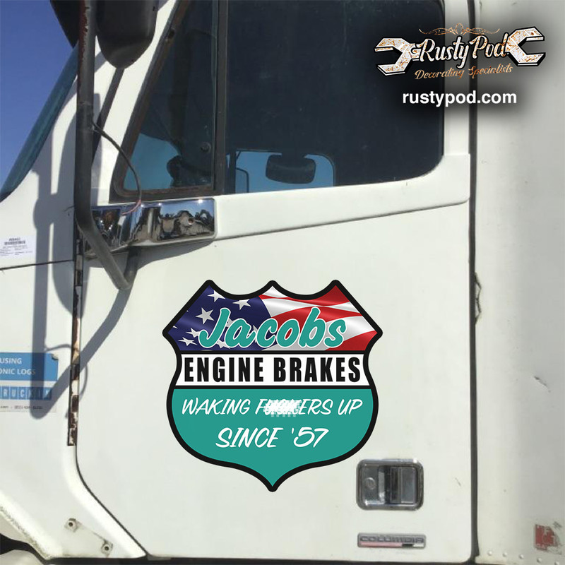 Jacobs Engine Brakes sticker 11285 - Rustypod Store