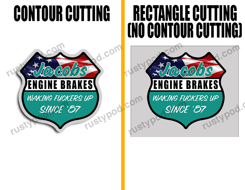 Jacobs Engine Brakes sticker 11285 - Rustypod Store