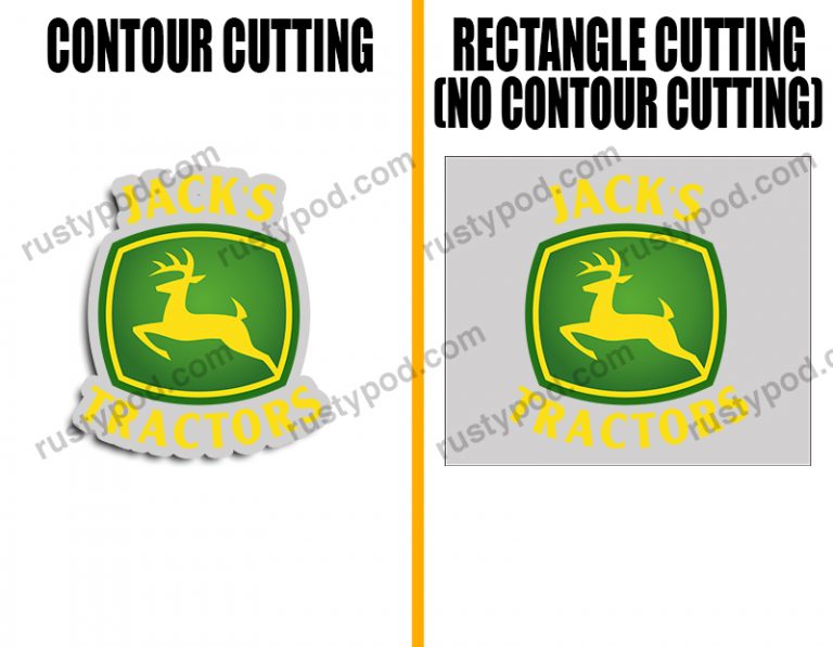 Personalized john deere lettering sticker 11335 - Rustypod Store