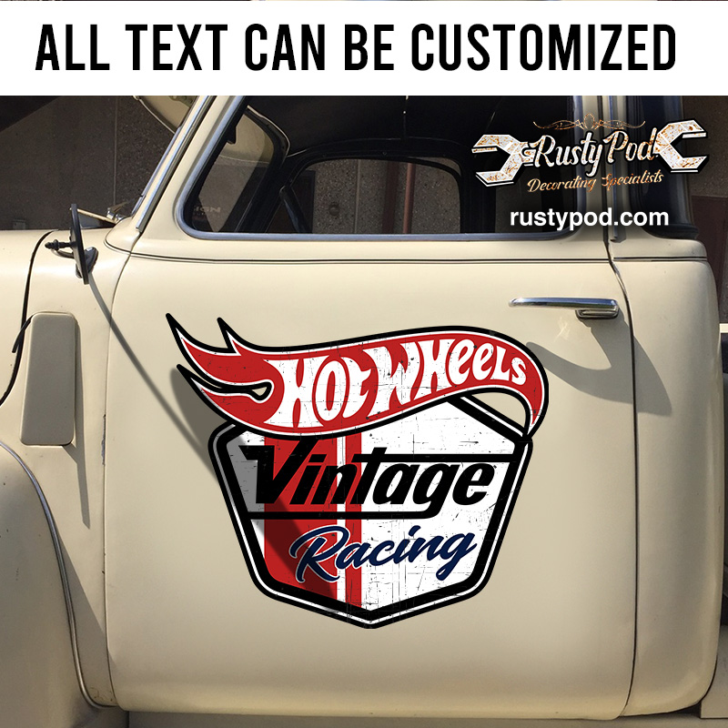 Vintage racing sticker 11340 - Rustypod Store