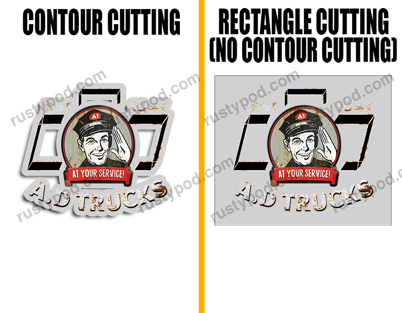 Personalized chevy at your service sticker 11349 - Rustypod Store