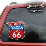 Personalized hot rod shop sticker 11389 - Rustypod Store