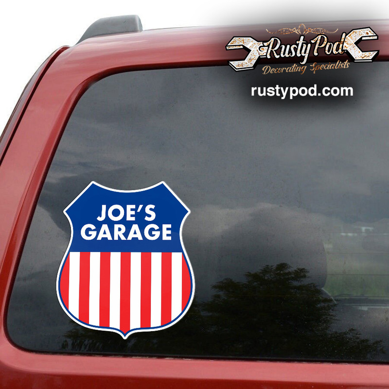 Personalized RAILROAD LOGO sticker 11391 - Rustypod Store