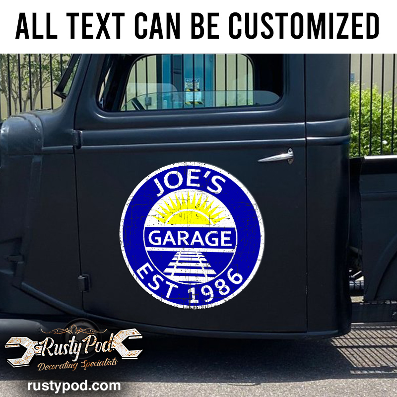 Personalized RAILROAD LOGO sticker 11392 - Rustypod Store