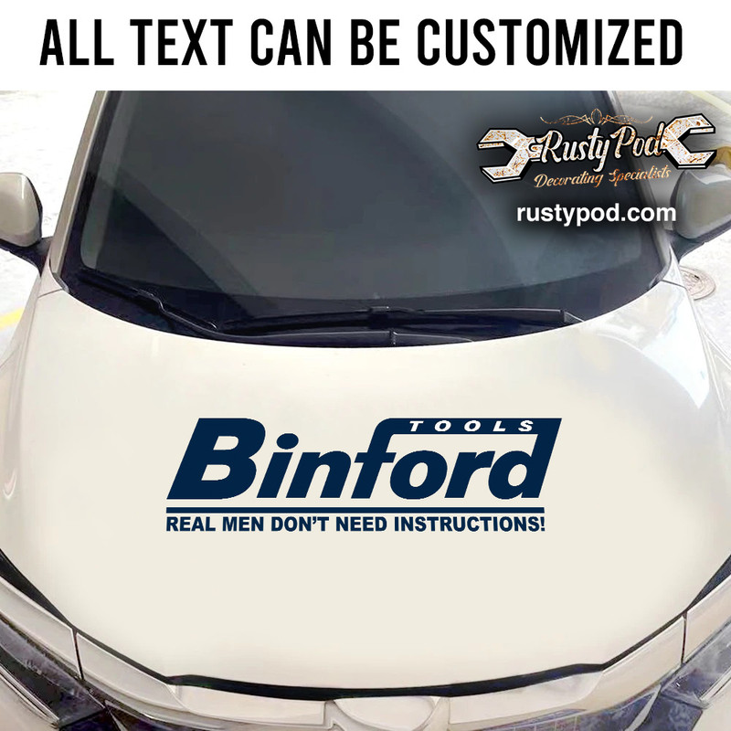 BINFORD TOOLS BLUE TOOL BOX sticker 11397 - Rustypod Store