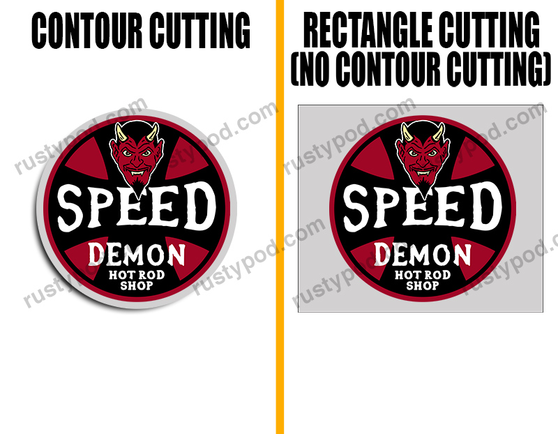 Personalized Speed Demon Decal Toolbox sticker 11401 - Rustypod Store