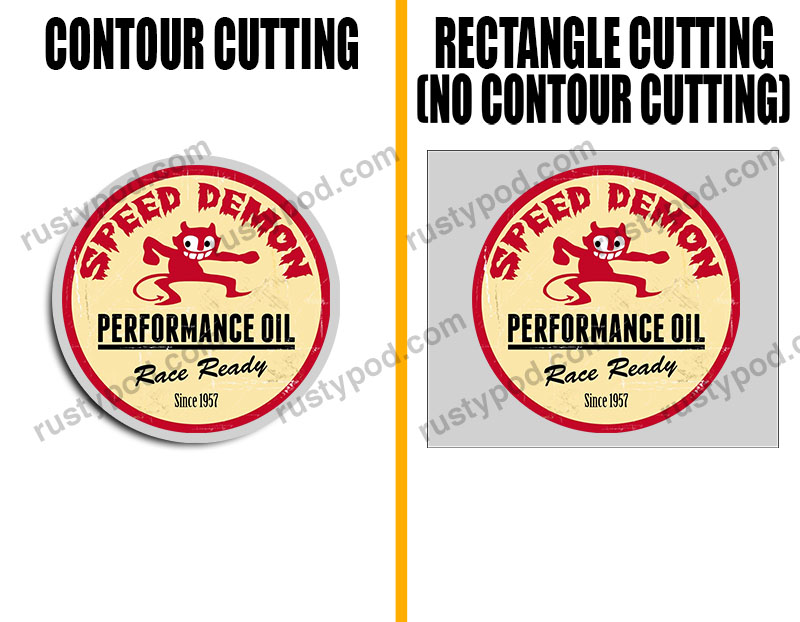 Speed demon performance oil sticker 11522 - Rustypod Store