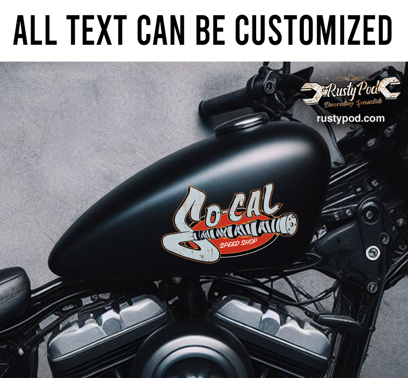 socal speed shop sticker 11834 - Rustypod Store