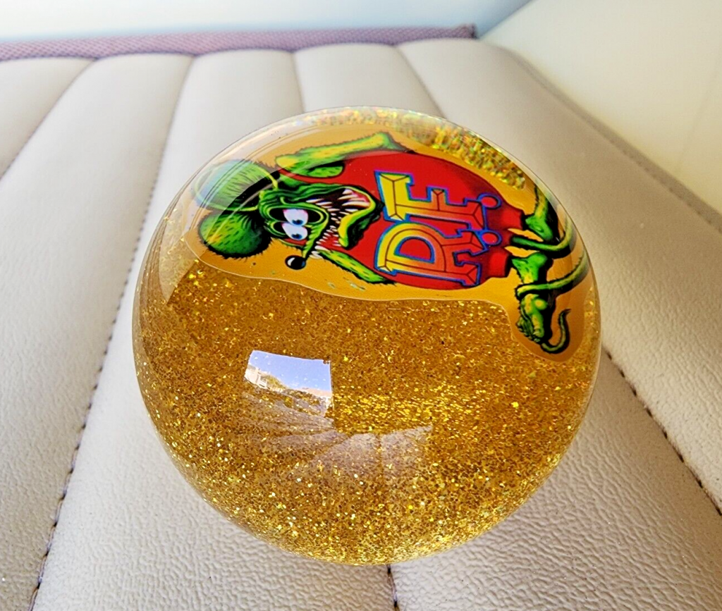 Rat Fink Custom Glitter Shift Knob Hot Rod, Rat Rod, Mooneyes ...