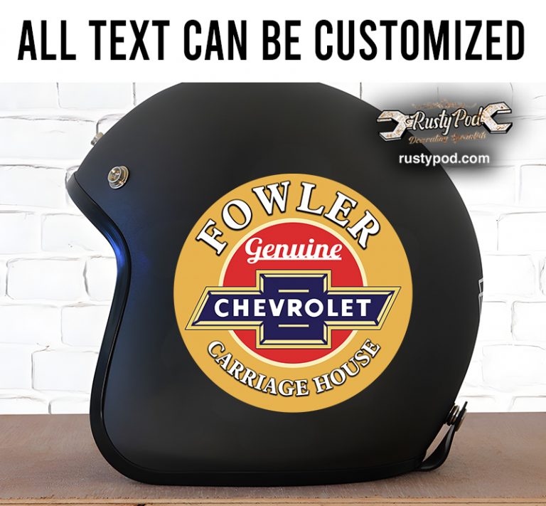 personalized chevrolet emblem sticker 11898 - Rustypod Store