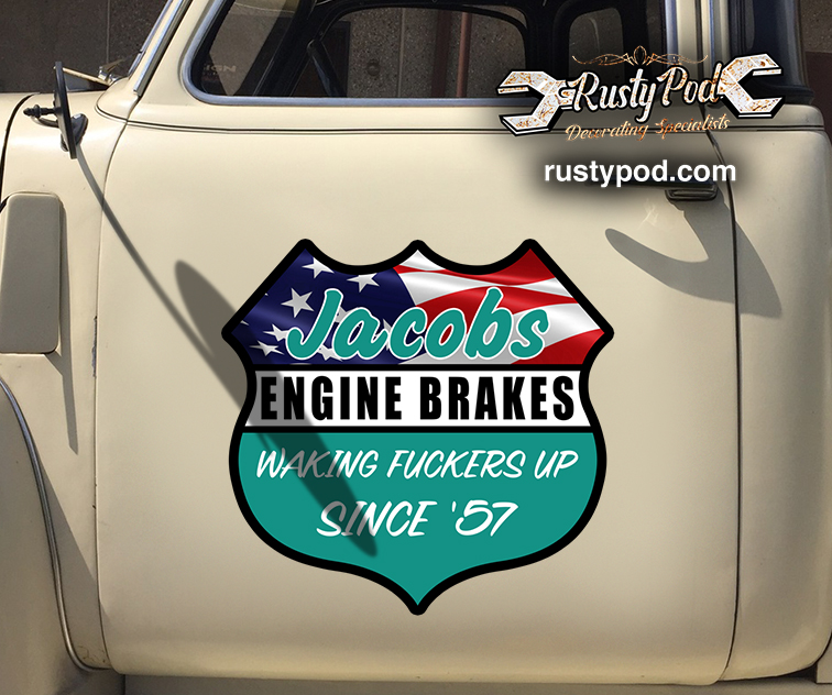 Jacobs Engine Brakes sticker 11285 - Rustypod Store