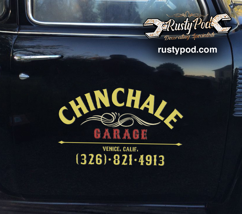 personalized automotive pinstriping lettering sticker 11428 - Rustypod ...