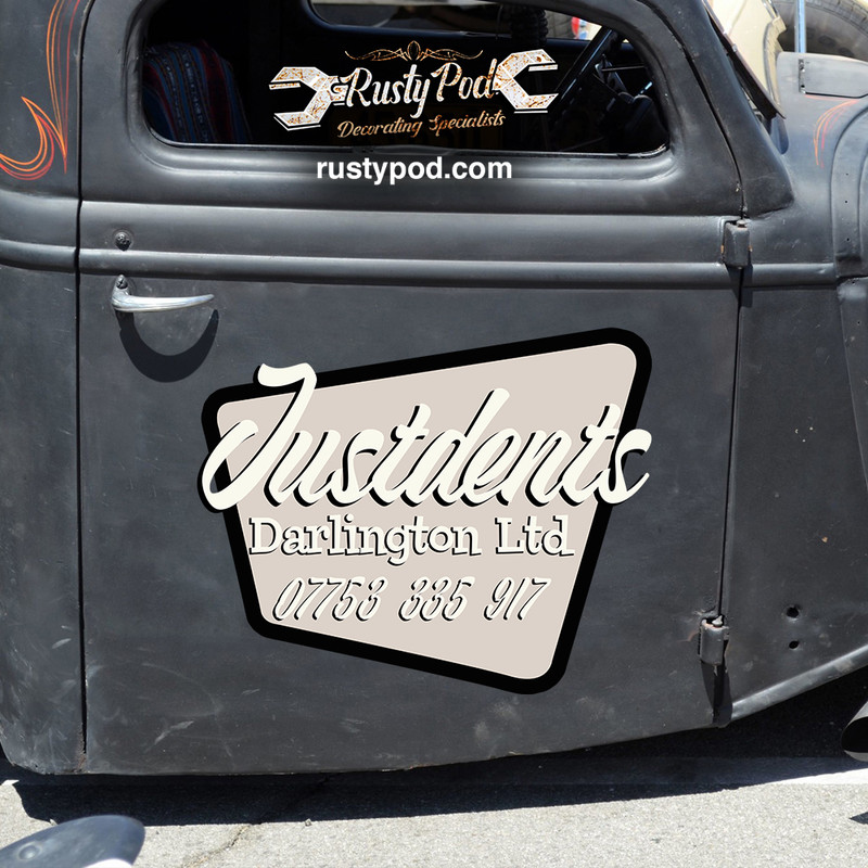 personalized hot rod garage lettering farm lettering old school ...