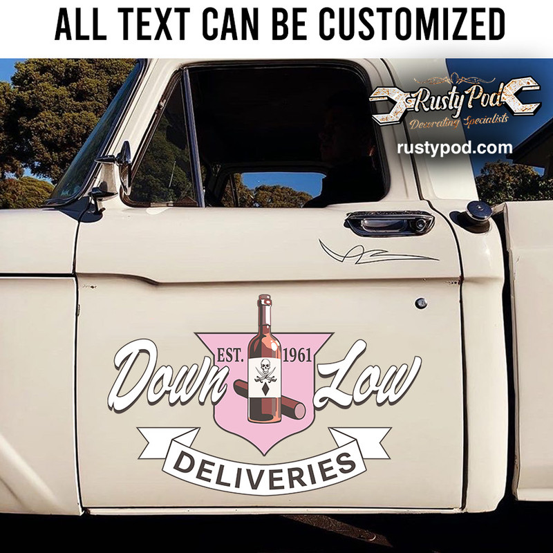 personalized cigar and rum lettering car door hand paint hot rod garage ...