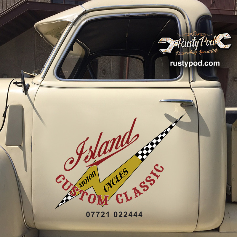 personalized racing checker flag flash lettering vintage hot rod ...